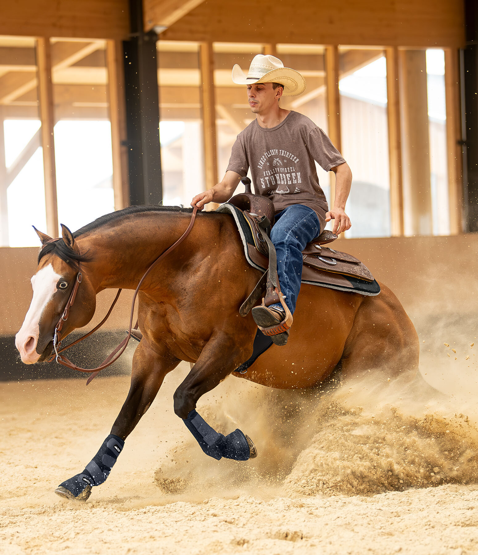 Western-Outfit Hudson in chocolate - Krämer Pferdesport